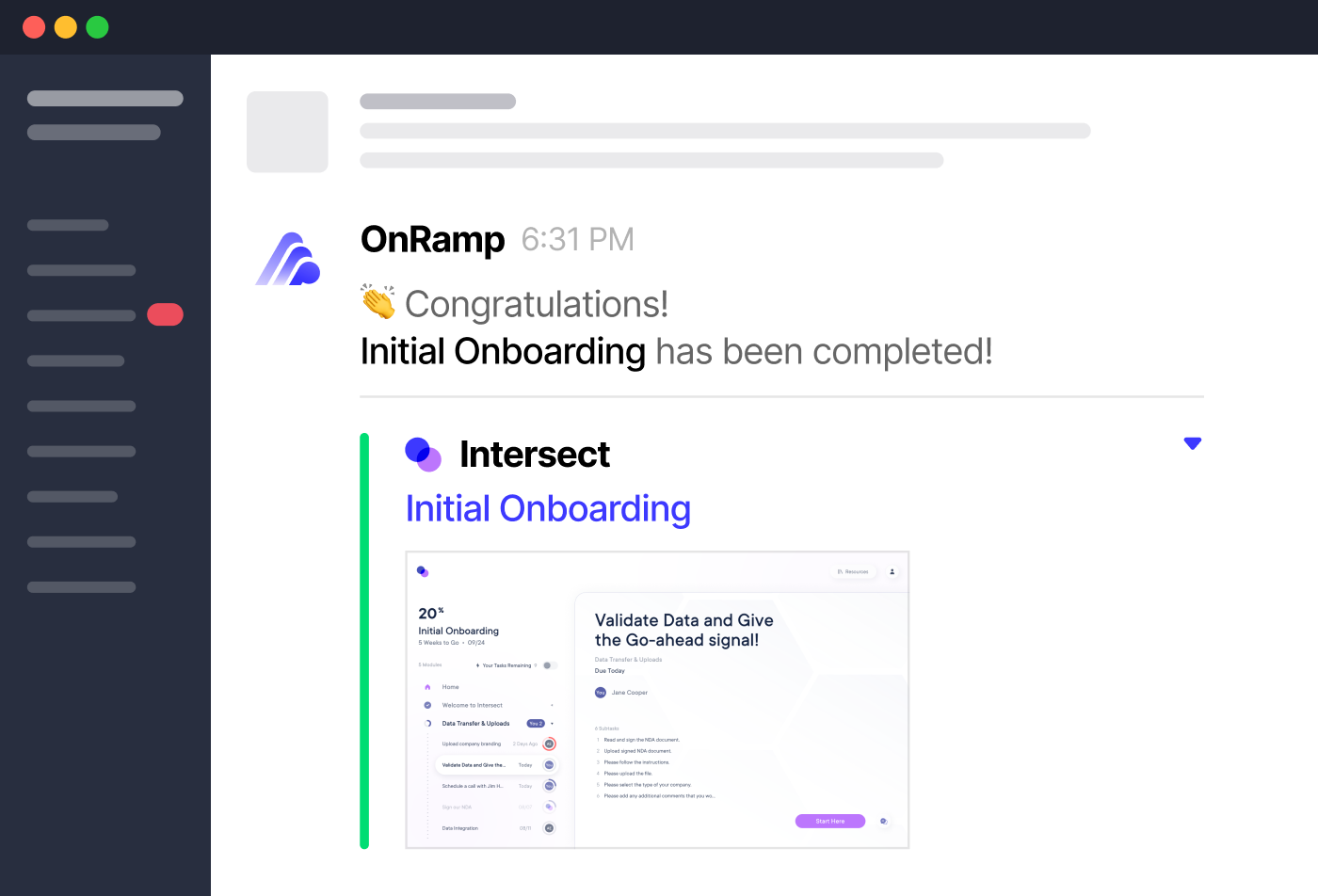 Product - OnRamp - Integrations